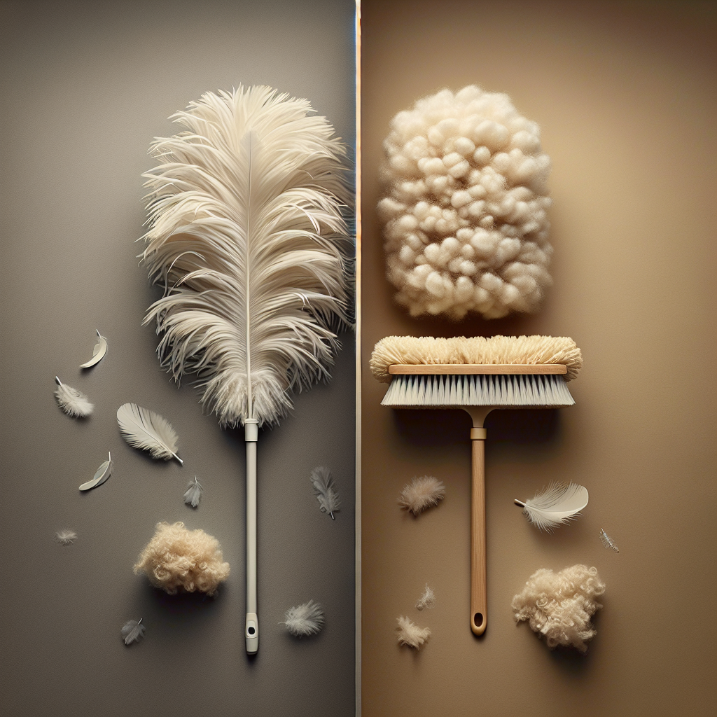 Feather Duster vs. Lambswool Duster - SprucedUp